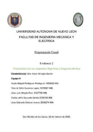 Algoritmos - Resumen Programacion Visual - lgoritmos En programación, un algoritmo es un ...