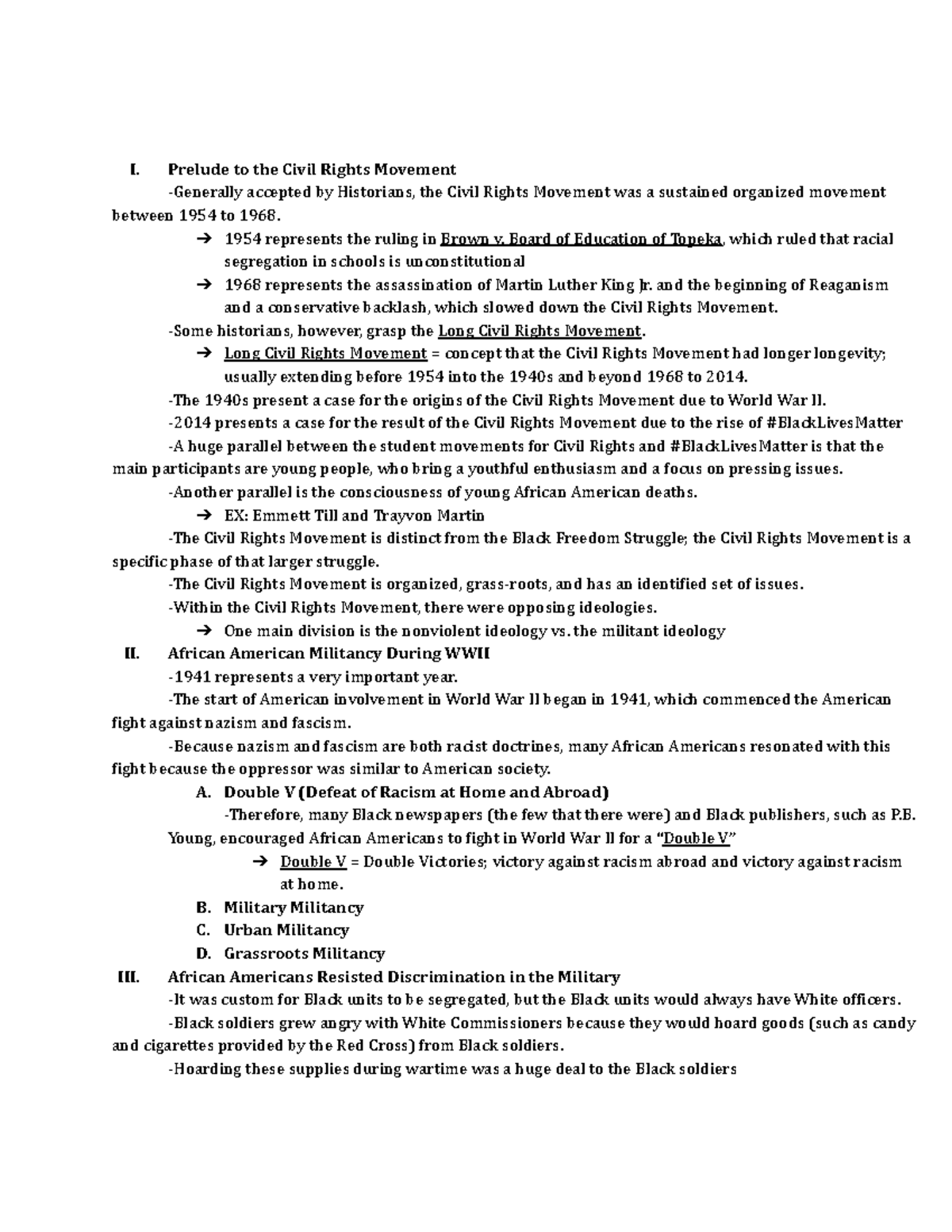 CRM - Lecture notes The first four lectures. - I. Prelude to the Civil ...