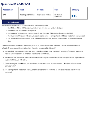 SAT Suite Question Bank - Results - Question ID 35e21b ID: 35e21b Text ...