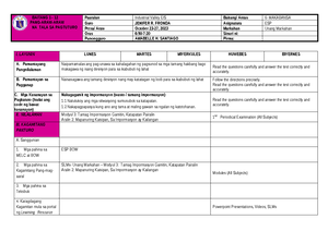 Daedalus was a brilliant inventor - He had a son named Icarus. On the ...