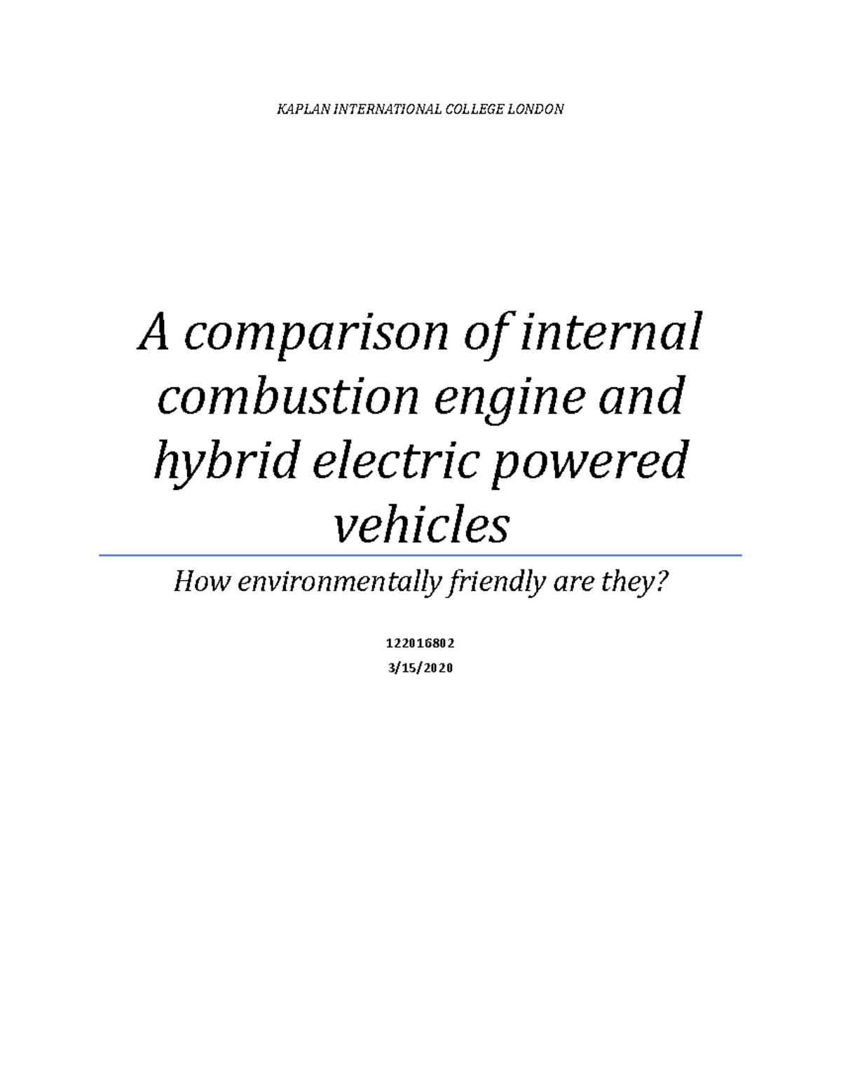 FC300 Summative Assessment Written Report Sample 2 - KAPLAN ...