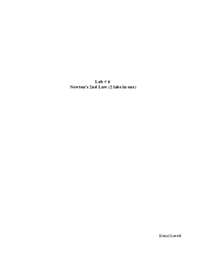 Lab2 Fields and Eq Pot. PHY2 - Lab 2: Fields and Equipotential. Lovell ...