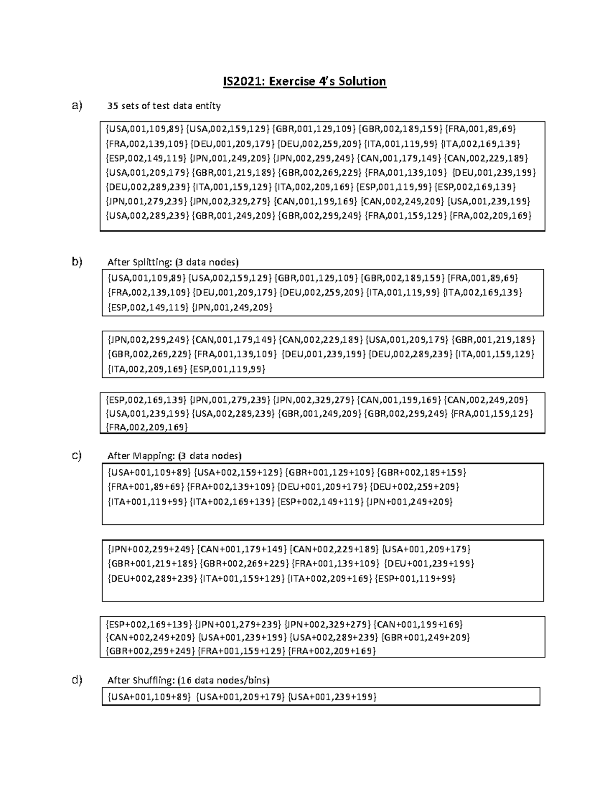IS2021 Exercise 4 Sample Solution#1-1 - IS2021: Exercise 4 ’s Solution ...