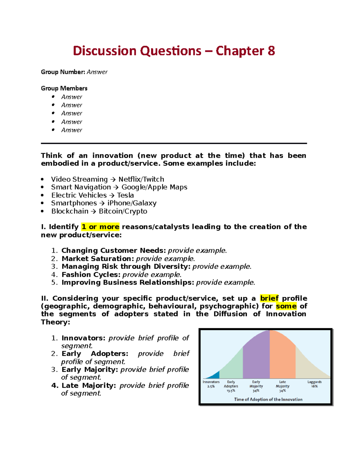 ADM 2320 - Discussion Questions - Chapter 8 - Discussion Questions ...
