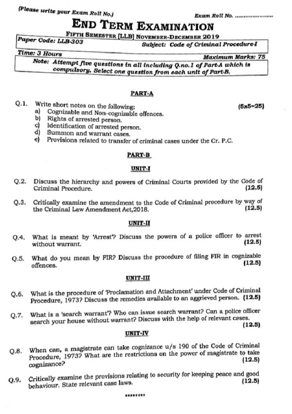 BBA NOTES FOR STUDENTS - Seventh Semester LLB Paper Code: LLB 405 ...