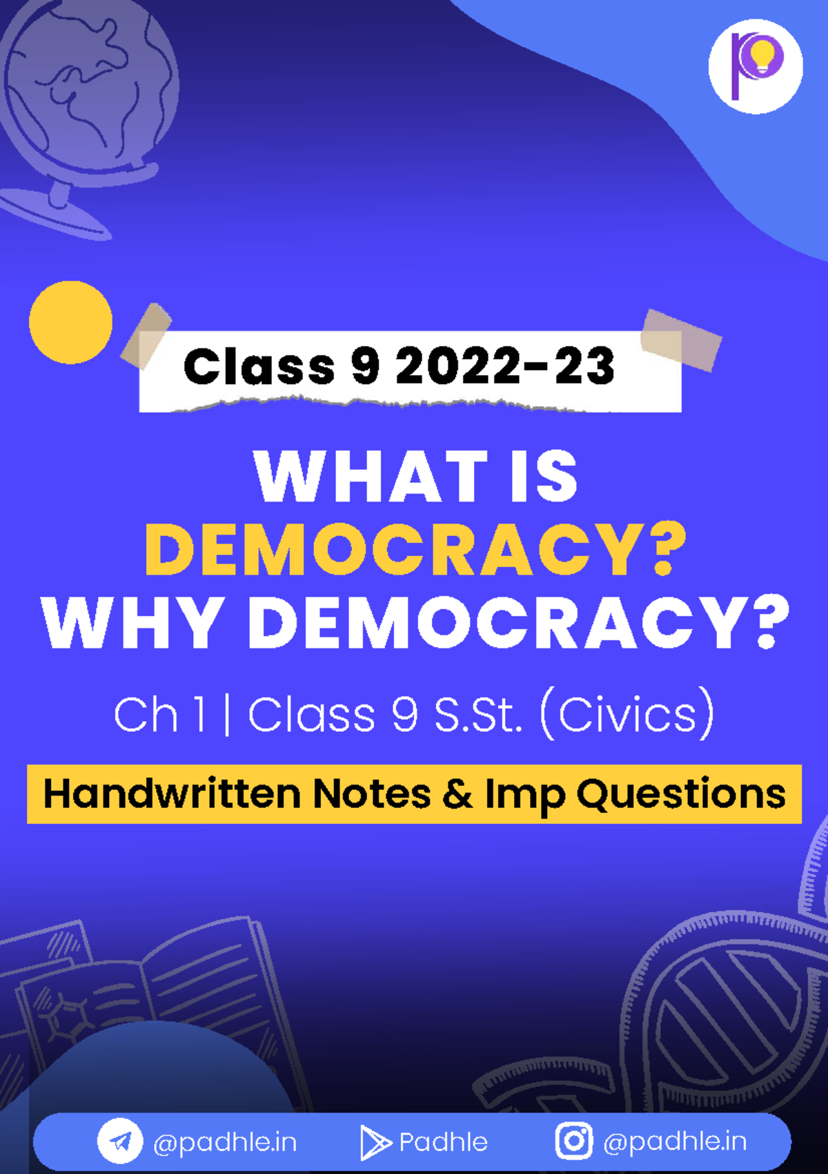 What is Democracy Why Democracy - Padhle Class 9 Social Science ...