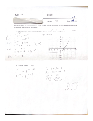 Math 117 - Practice problems - Logarithmic Properties and Equations Practice Problems Use the ...