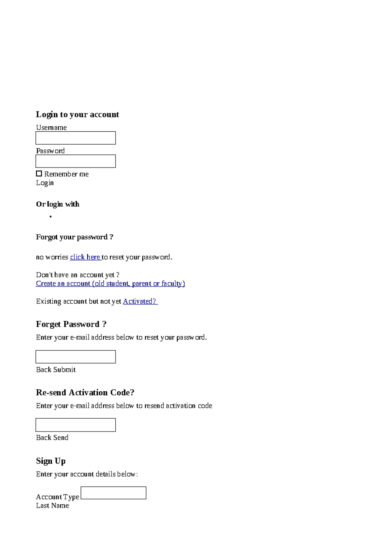 Print report - It will help you study - Login to your account Username ...