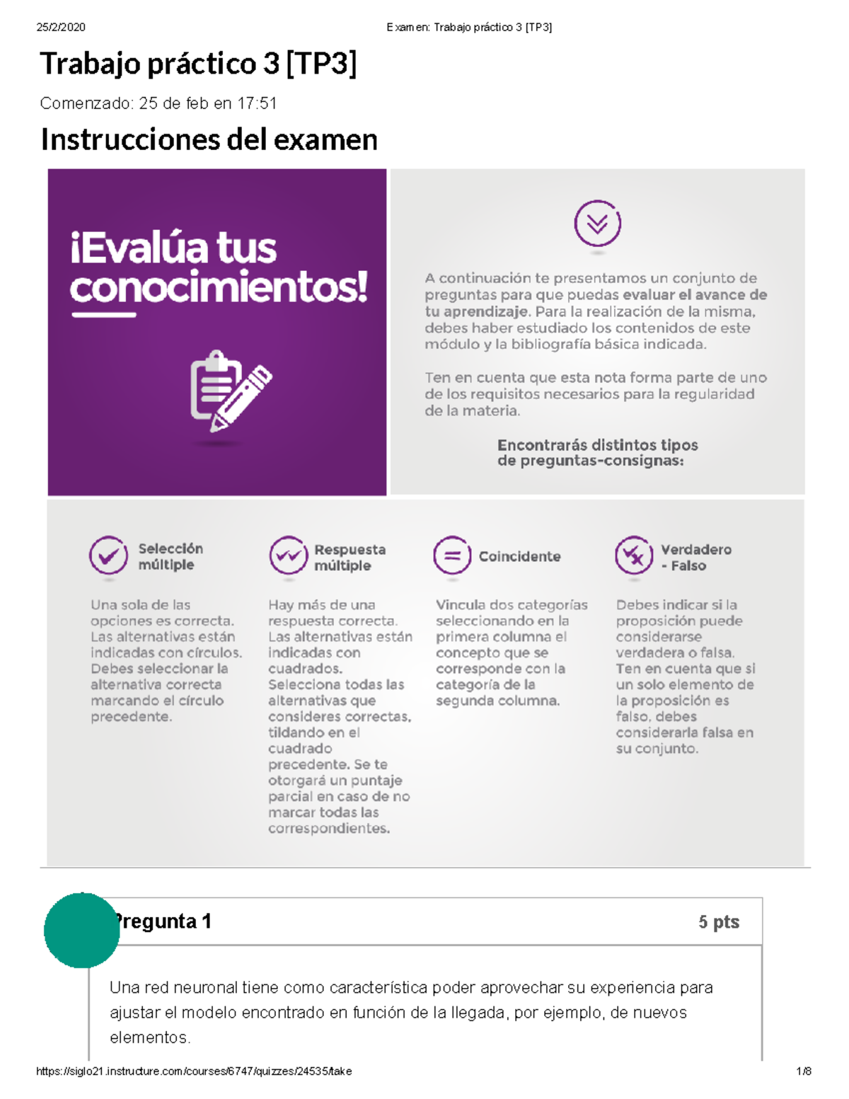 TP3 - Marketing ll - Trabajo práctico 3 [TP3] Comenzado: 25 de feb en 17: Instrucciones del ...