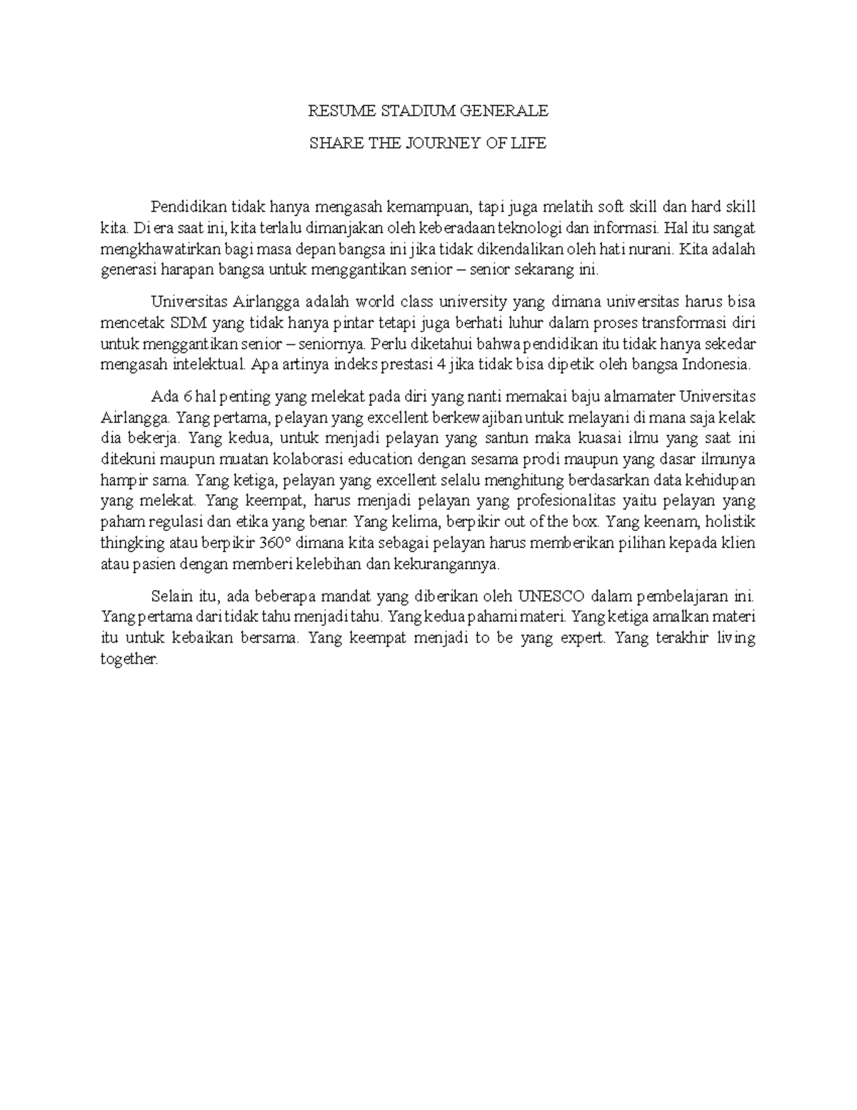 Resume Stadium General Bahasa Indonesia Christian Gavrila Sugiarto ...