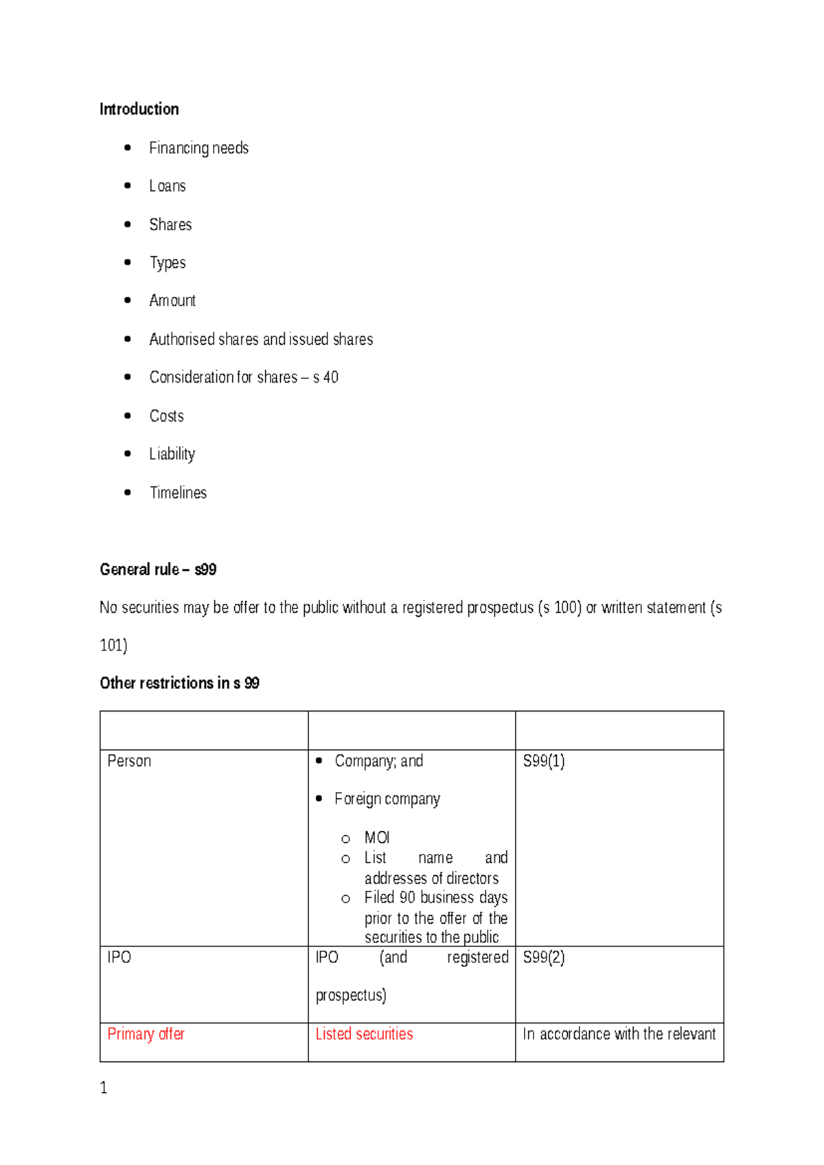 2024.08.24 Prep SU 02 - Tutorial work - Introduction Financing needs ...