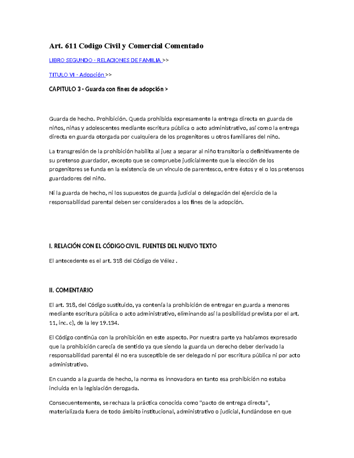 Art. 611 comentado CCC de la Nacion - Art. 611 Codigo Civil y Comercial ...