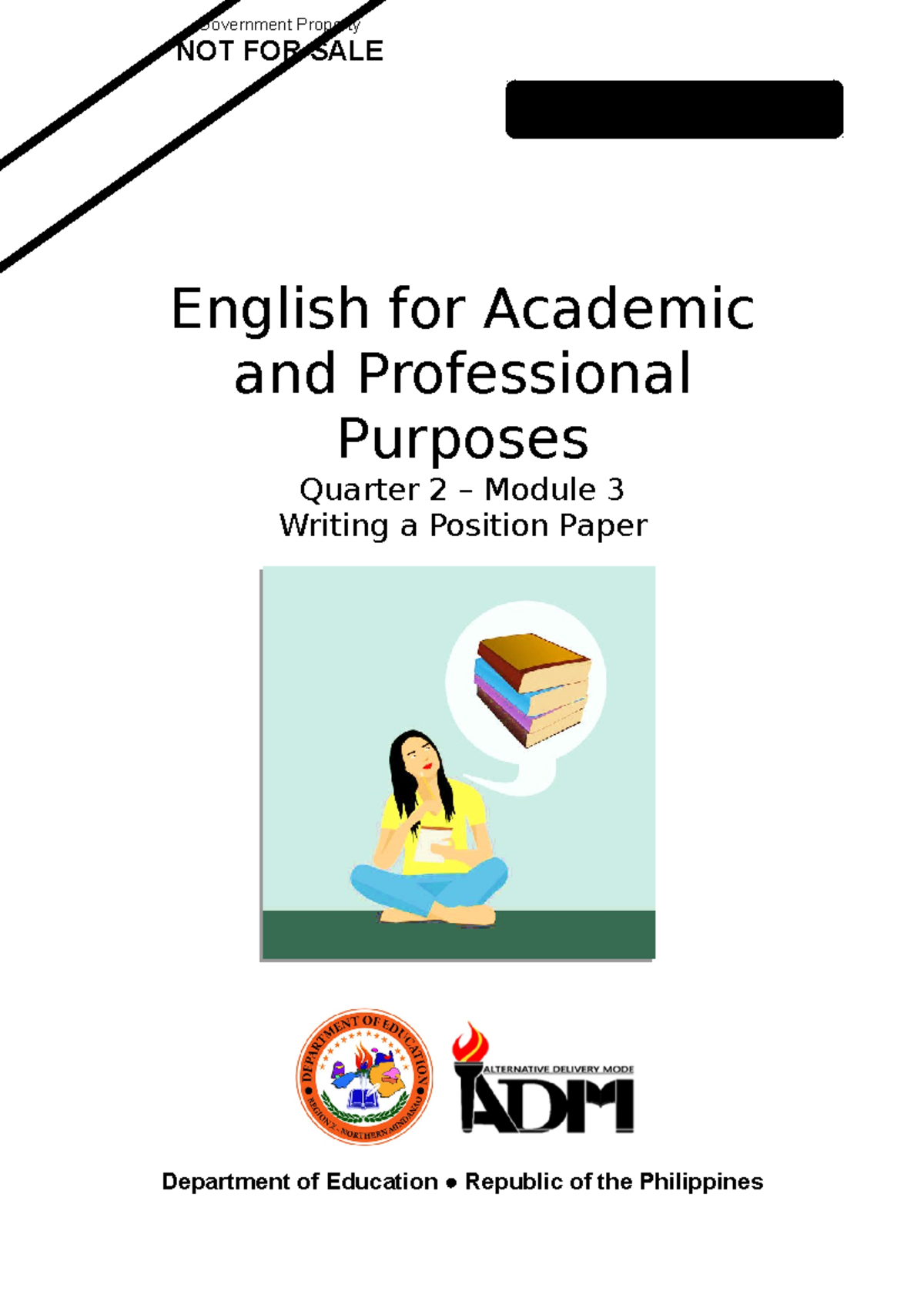 EAPP11 Q2 Mod3 Writing-a-Position-Paper Version 3 - English for ...