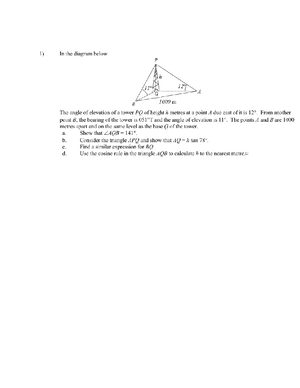 Maths Extension 1 Resources - Excel Past HSC Questions Answers - Free ...