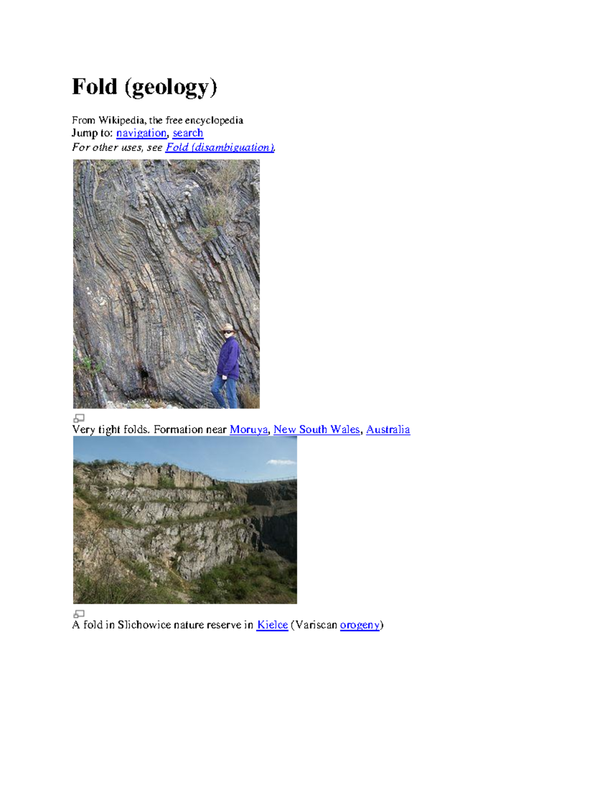 Folds-1 - Folding is a concept that embraces all geologic processes by ...