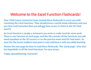 C268 Spreadsheets - Amortization – PMT - C268 - WGU - Studocu