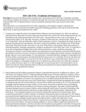 HIS-144-T6 Civil Rights Movement Matrix Online (1) - Name: Jennifer ...