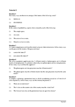 Tutorial 2 - tutorail - Tutorial 2 Tutorial 2 A fund manager is ...