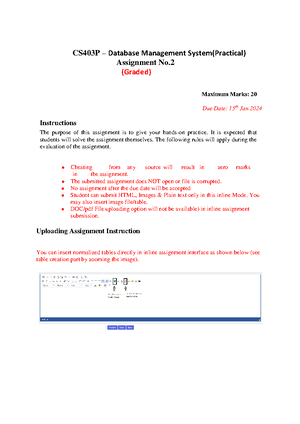 Paper CS409P - FINALTERM EXAMINATION CS409P Mubeen Mustafa Whatsapp +92 3411677117 Fall 202 2 ...