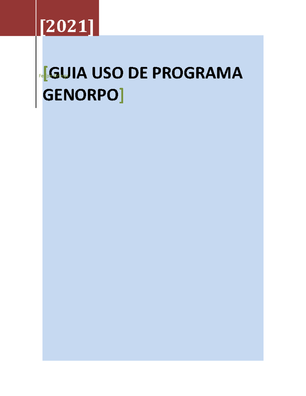 Como usar genopro nivel general - [GUIA USO DE PROGRAMA GENORPO] [2021 ...