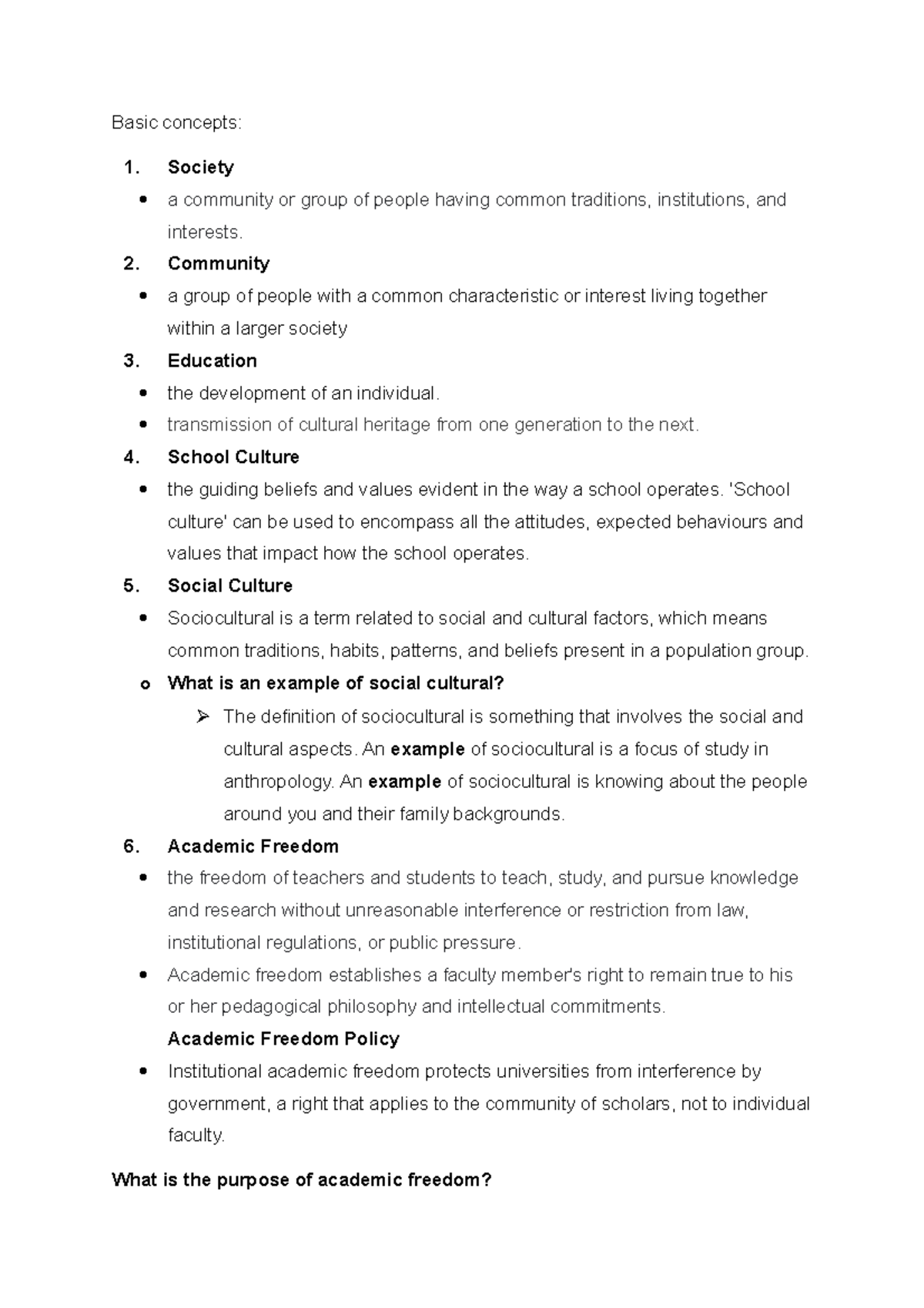 Basic concepts - All subject are module notes from our reports - Basic ...