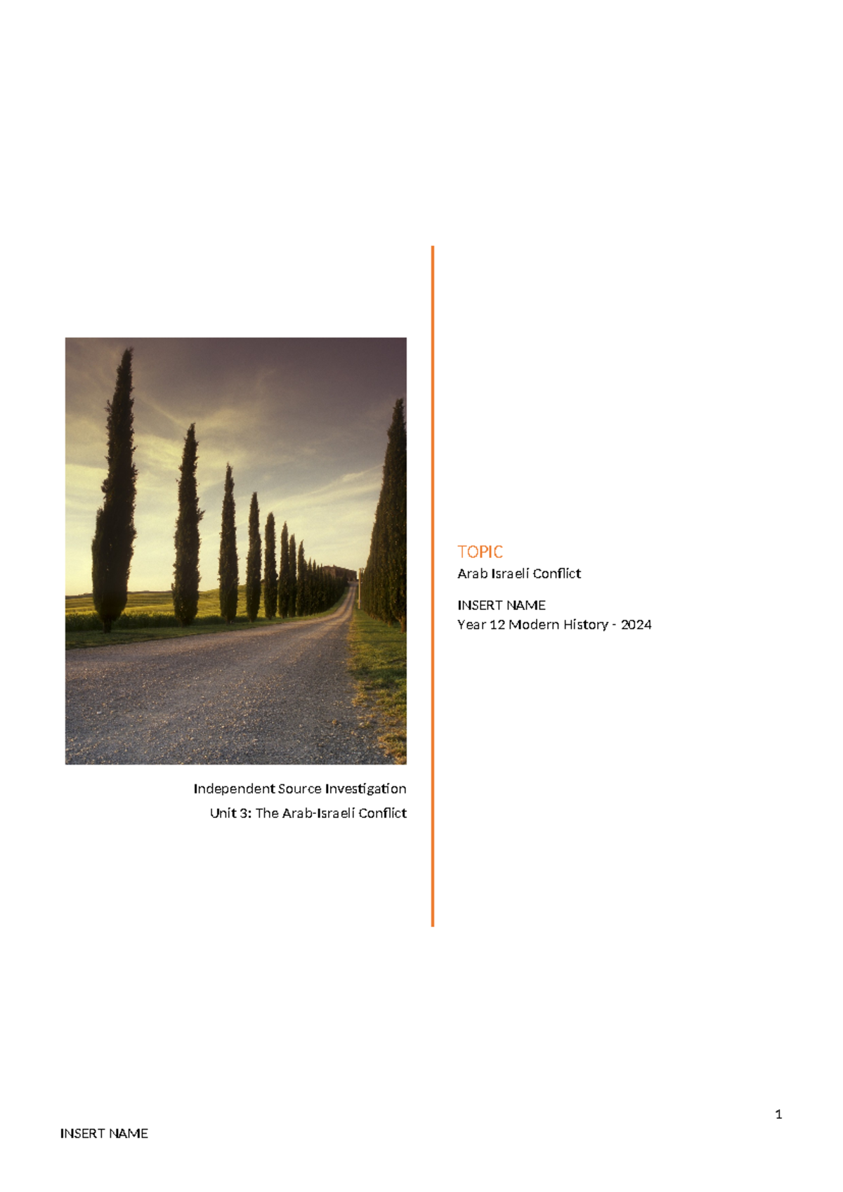 Perske Fraser IA2 Final - 1 Independent Source Investigation Unit 3 ...