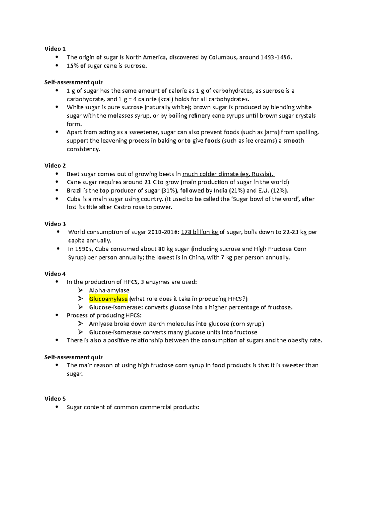 lecture notes on chemistry of Sugars - Video 1 The origin of sugar is ...