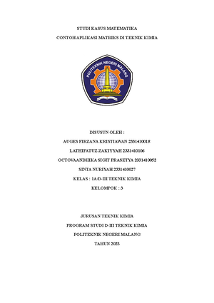 Kartu Rencana Studi (KRS) - Politeknik Negeri Malang S3 - KEMENTERIAN PENDIDIKAN, KEBUDAYAAN ...