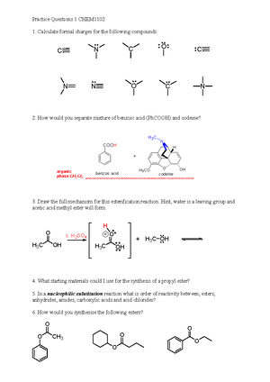 Acetal formation mechanism - CHEM1002 - Studocu