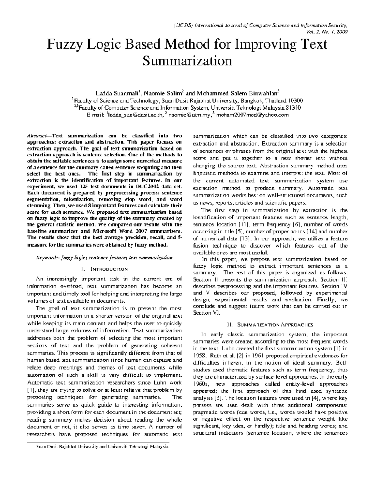 0906 Text Summarization Can Be Classified Into Two Approaches
