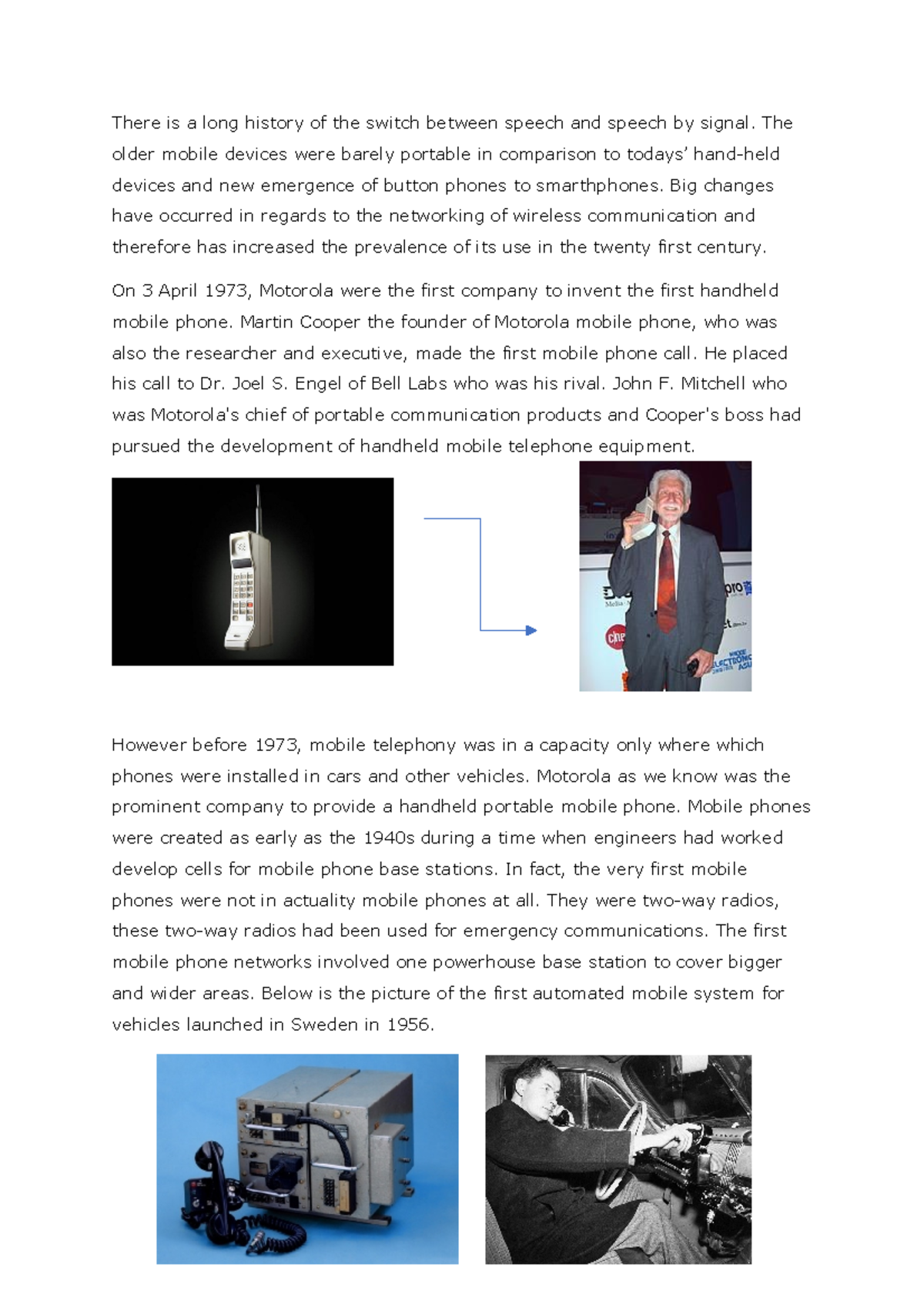 History Of Mobile Phones - Computer Applications - MMU - Studocu