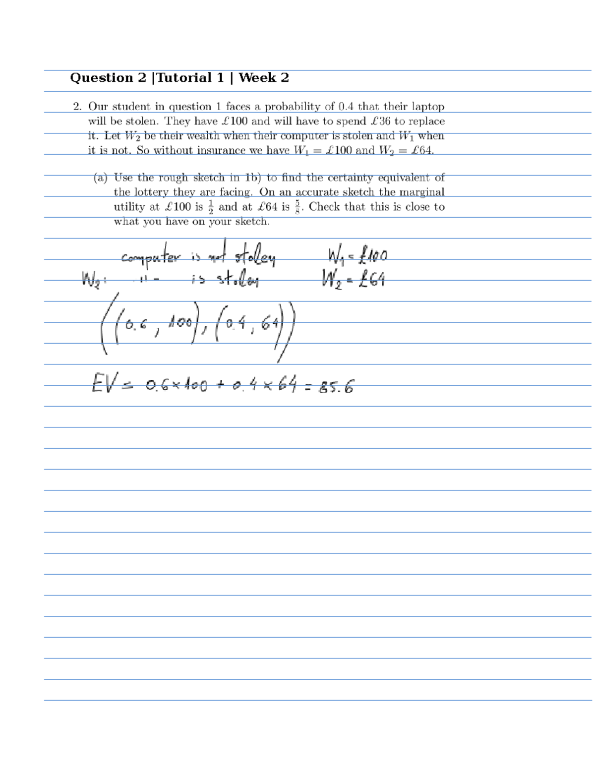 Qn.2 - Tut.1 - W - Written working out for Week 2 Tutorial - Q1 ...