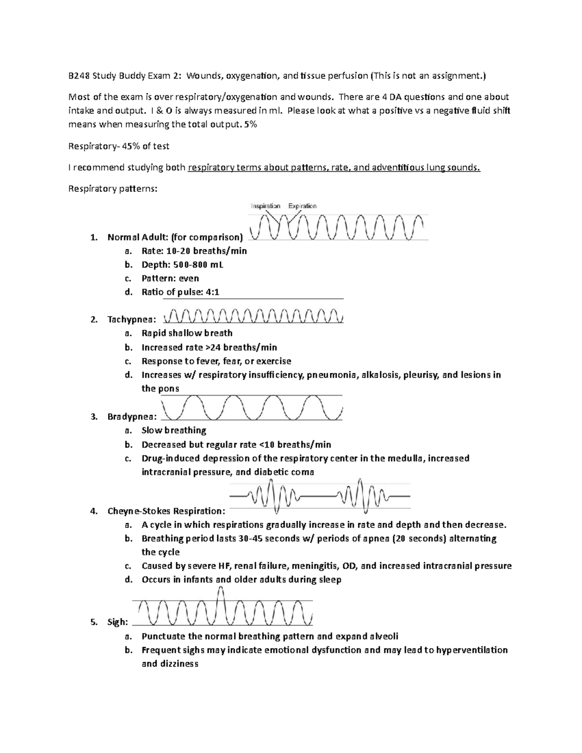 B248 Study Buddy Exam 2, 2023 - B248 Study Buddy Exam 2: Wounds ...