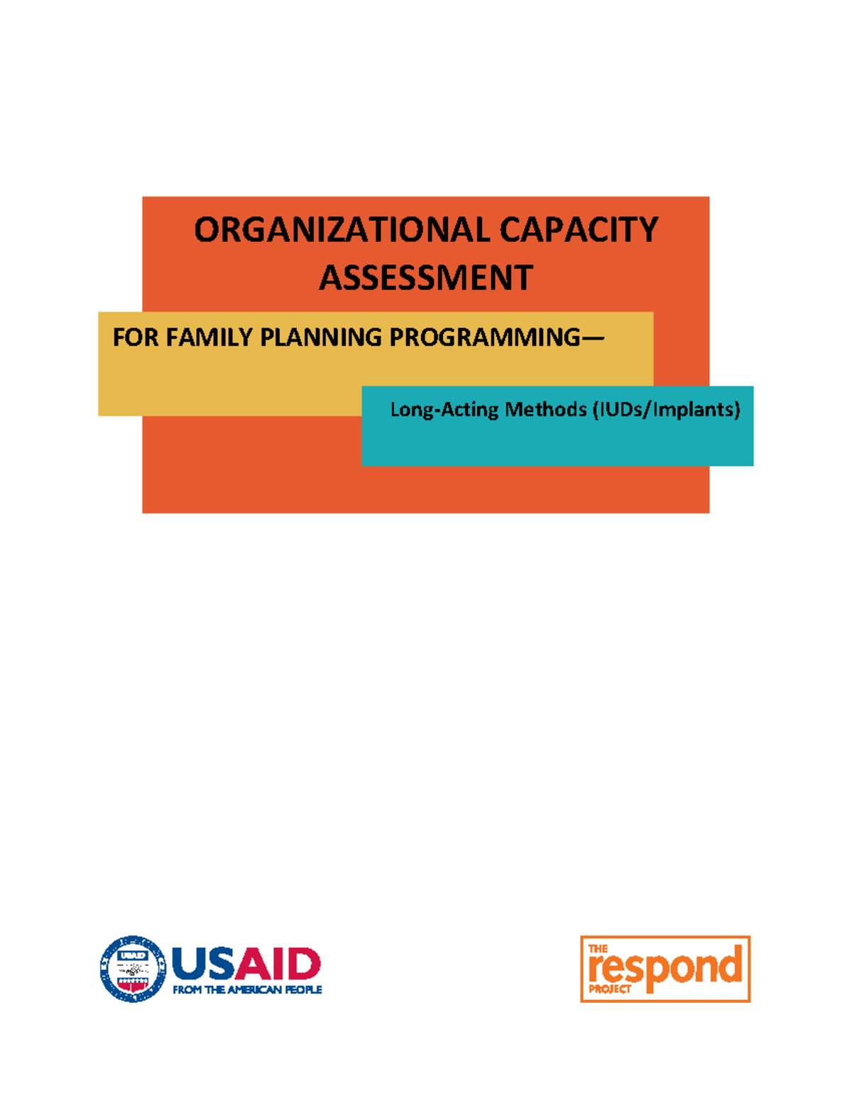 Organizational-Capacity-Assessment - ORGANIZATIONAL CAPACITY ASSESSMENT ...