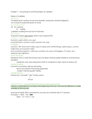 Accounting Notes - Jennifer Kern - 9/ Accounting is identifying ...