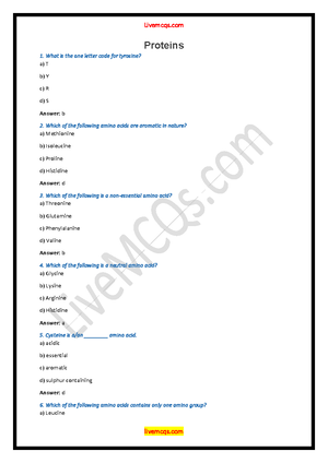 Answers Lipids - MCQs in Lipid Biochemistry - Question with Answers ...