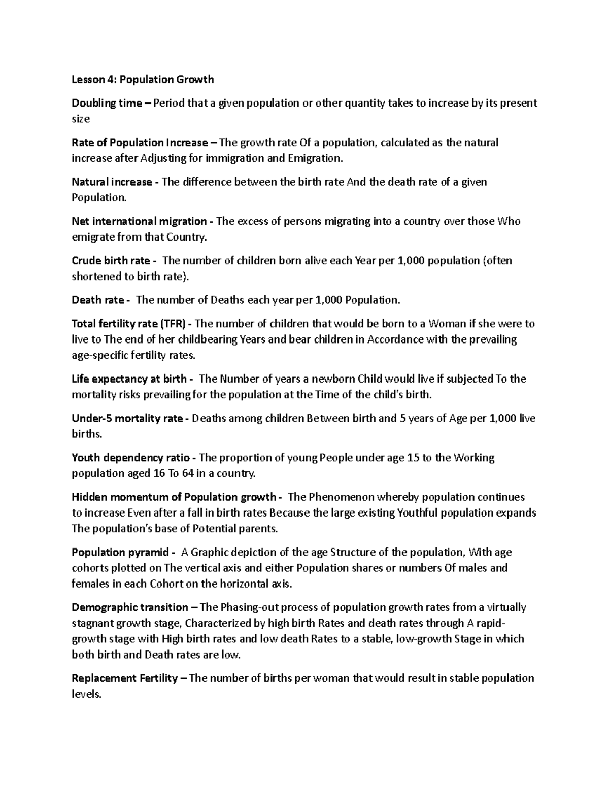 Ecodev-Reviewer-1 - Reviewer - Lesson 4: Population Growth Doubling ...