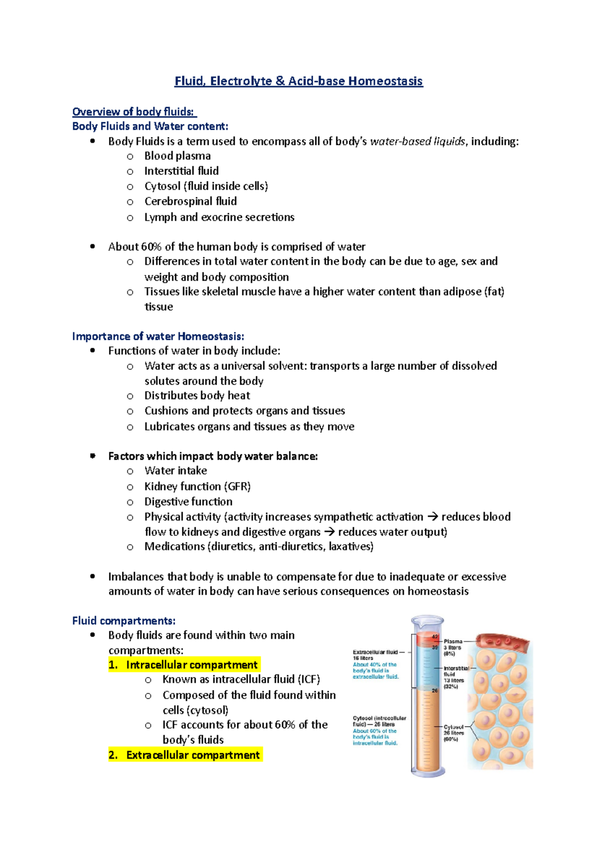 Fluid, Electrolyte & Acid-base Homeostasis - Fluid, Electrolyte & Acid ...