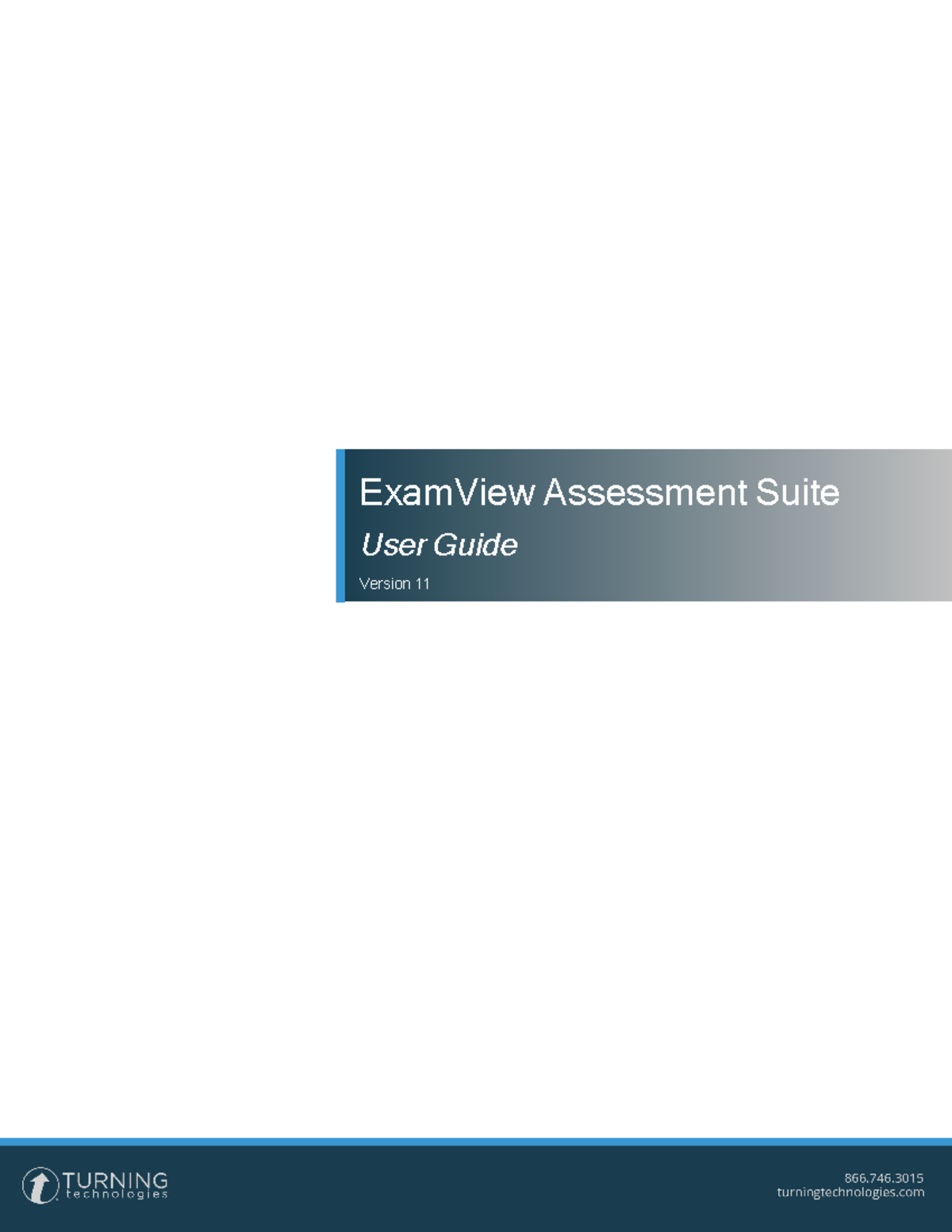 Exam View Assessment Suite User Guide - User Guide Version 11 © 2017 ...