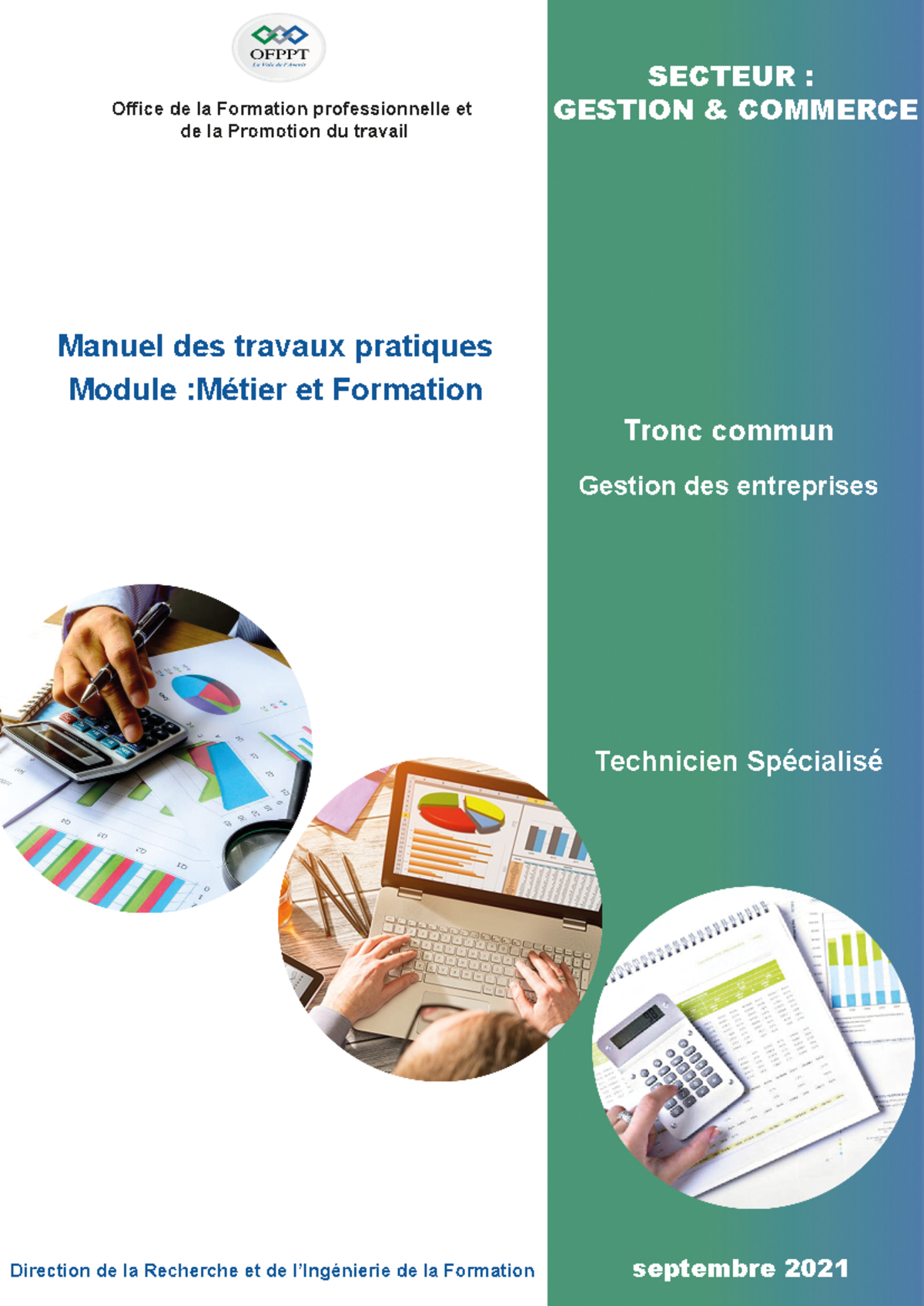 M101- Métier et Formation- Manuel TP - DirectiondelaRechercheetdel’IngénieriedelaFormation - Studocu