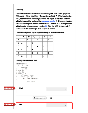 M11V5 - Dijkstra's practice - COMP 3270 - Studocu