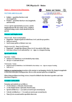 Tertiary Preparation Certificate - Tpcscn 003 (Physics A) Notes - TPC ...
