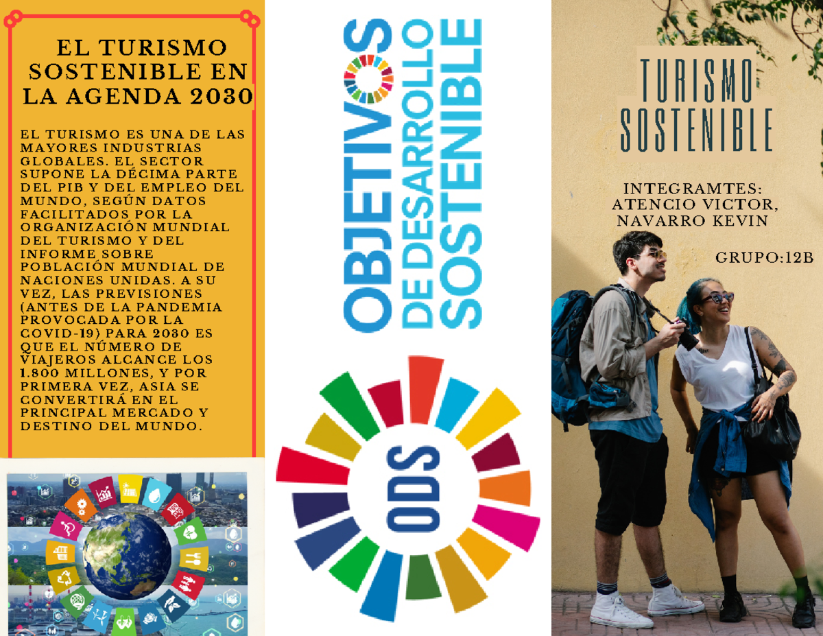 Triptico Turismo sostenible - Código QR aquí C O N T Á C T A N O S C O N O C E N U E S T R O S O ...