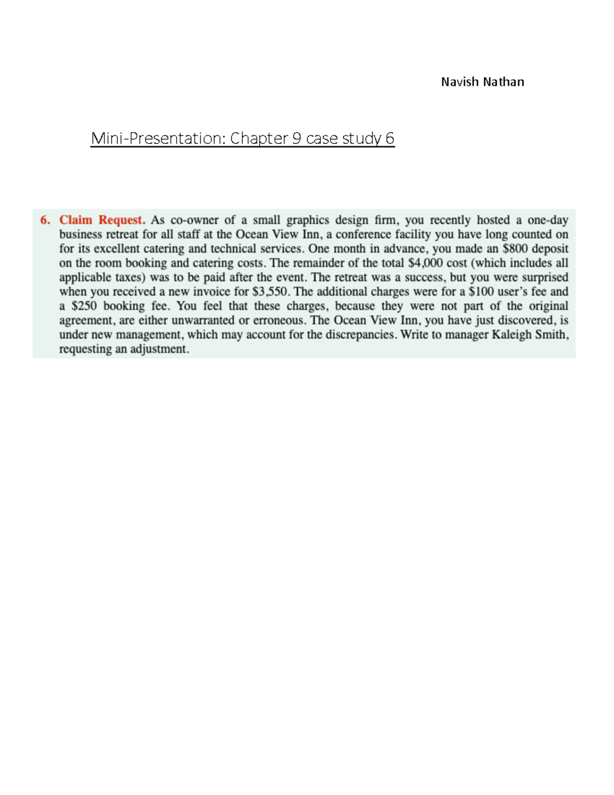 Mini-presentation Navish Nathan 40208765 fev3 - Navish Nathan Mini ...