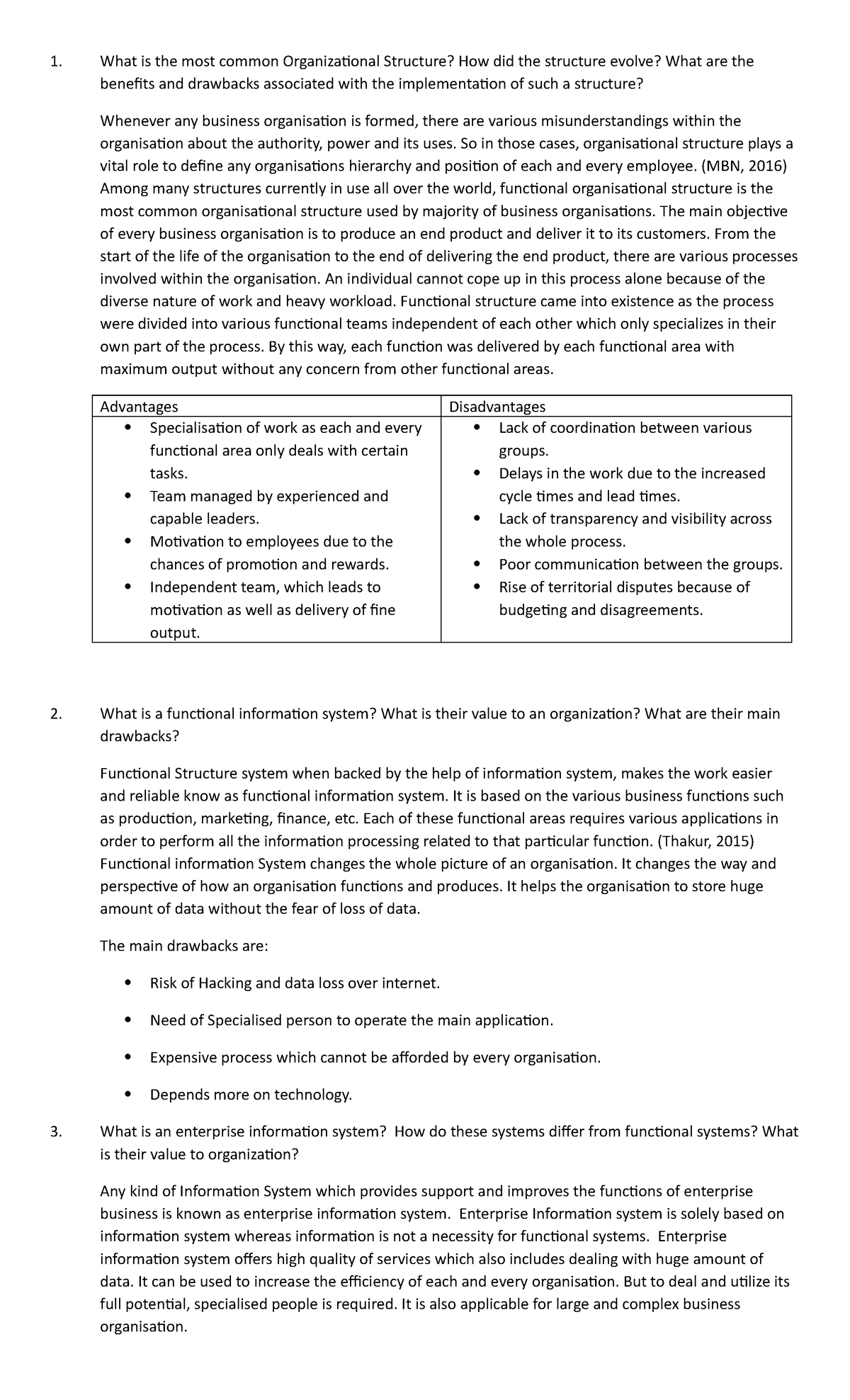 Assignment 1 - question answers - What is the most common ...