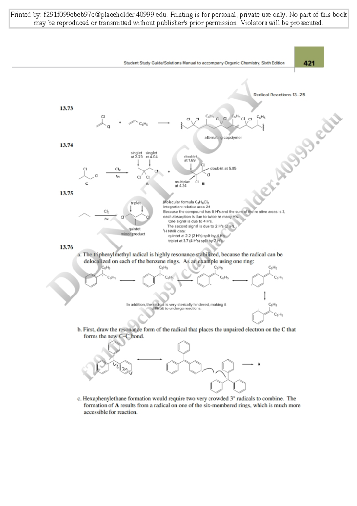 421-455 - book solutions - CHEM 242 - Studocu