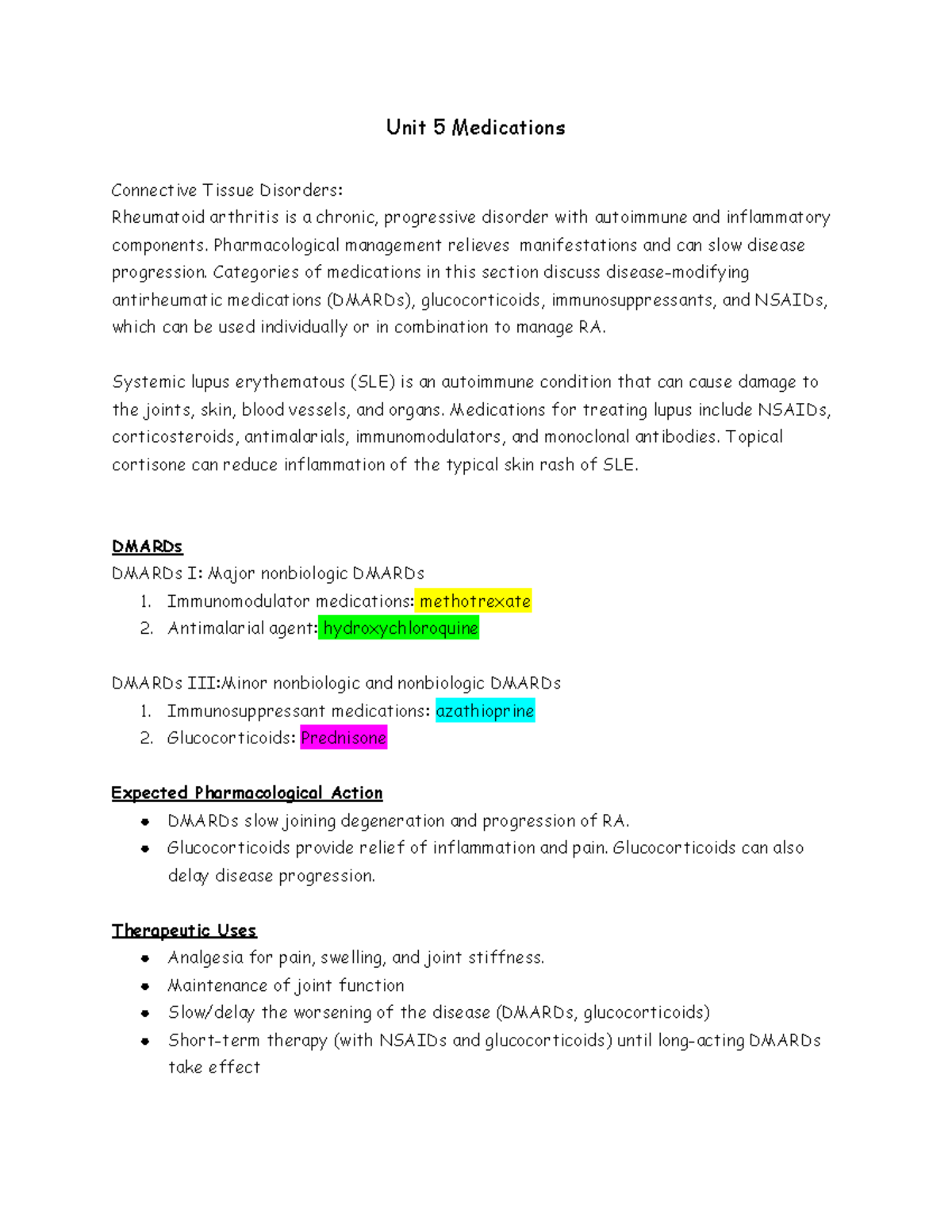 Immunity Medications - Medication template information not on a ...