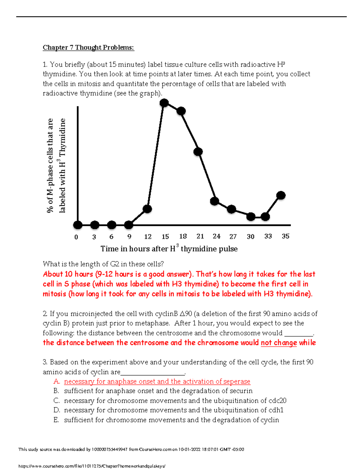 Chapter 7 homework and quiz keys - Chapter 7 Thought Problems: - Studocu