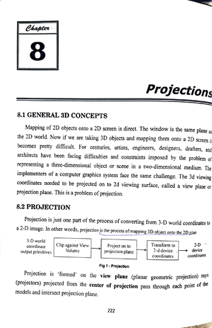 What is projection - Computer Graphics - Studocu