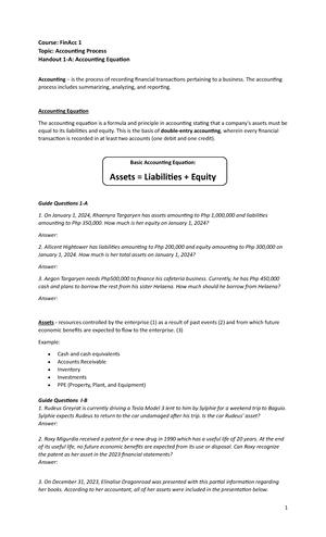 [05] Handout 1E - Steps in Accounting Cycle (Part C) - Course: FinAcc 1 ...